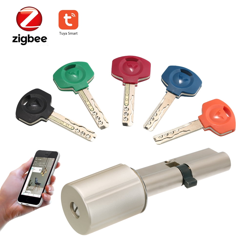 ZigBee Smart Lock Home Practical -theft Door Lock Core Cylinder with ...