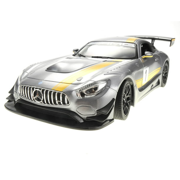 Ready! Set! Race! 1:14 RC Mercedes AMG GT3 - Gray - Walmart.com ...