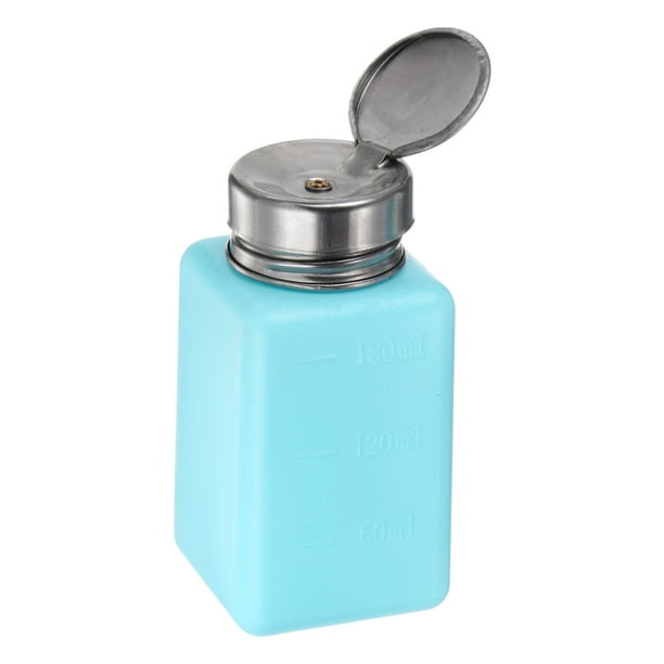 Uxcell Solvent Alcohol Dispenser 180ml(6oz) Push Down Liquid Dispenser ...