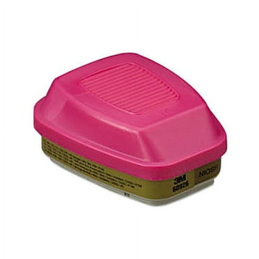 3M, MMM60921, 60921 Organic Vapor Cartridge/Filter, 2, Black,Pink ...