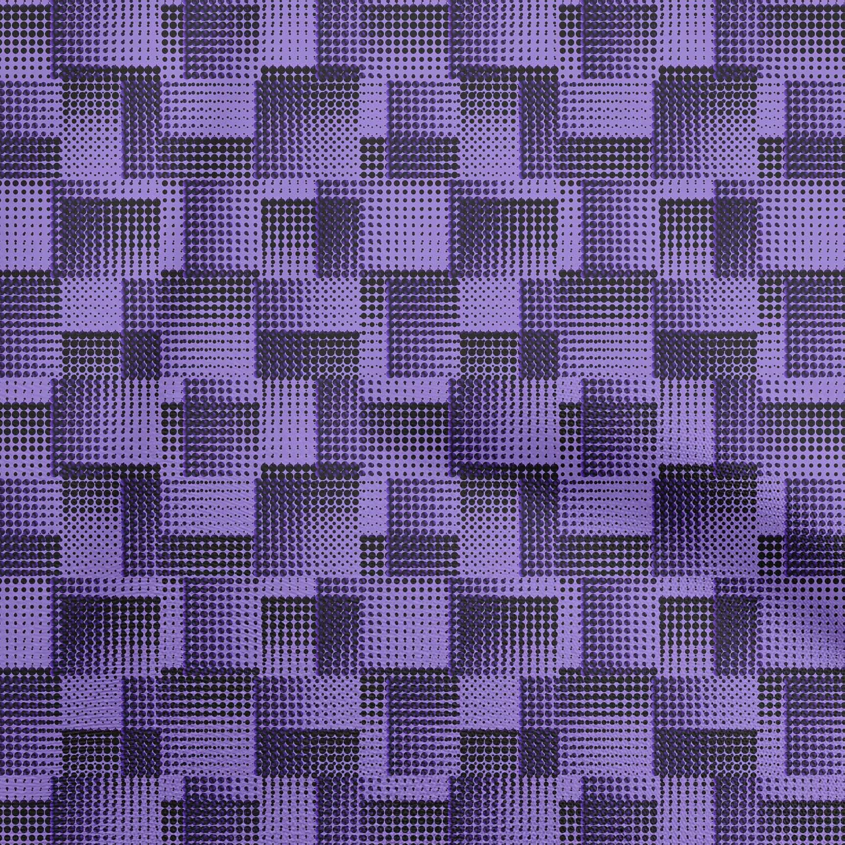 oneOone Viscose Chiffon Purple Fabric Dot Sewing Material Print Fabric ...