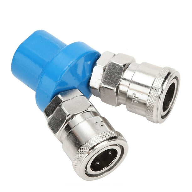 Conector neumático, 1/4" tipo C Vía neumática Conexión rápida Conexión ...