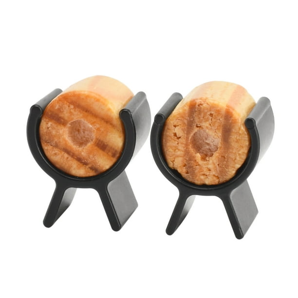 Andoer Wood Handlebar Mustache Training Wheels for Men Salon Beard ...