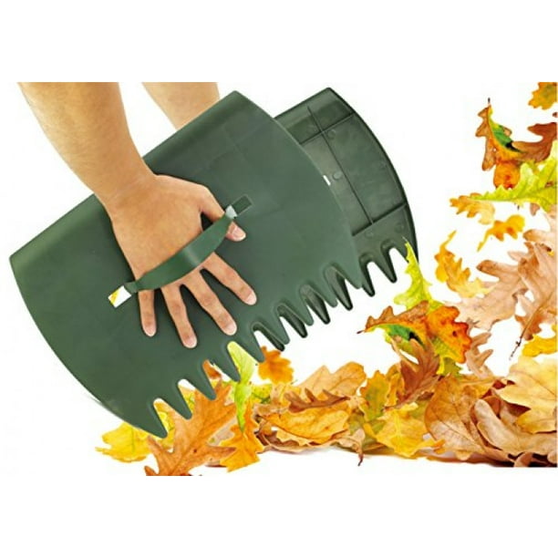 KOVOT Garden Hand Rake Set of 2- Great for Leaf Pickup, Spreading Mulch ...