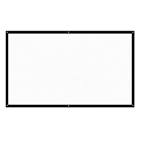 H100 100'' Portable Projector Screen HD 16:9 White Dacron 100 Inch ...
