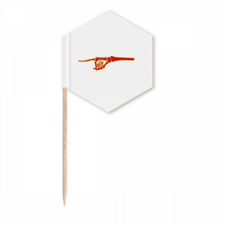 Finger Directs Skeletal Joints Toothpick Flags Cupcake Picks Party ...