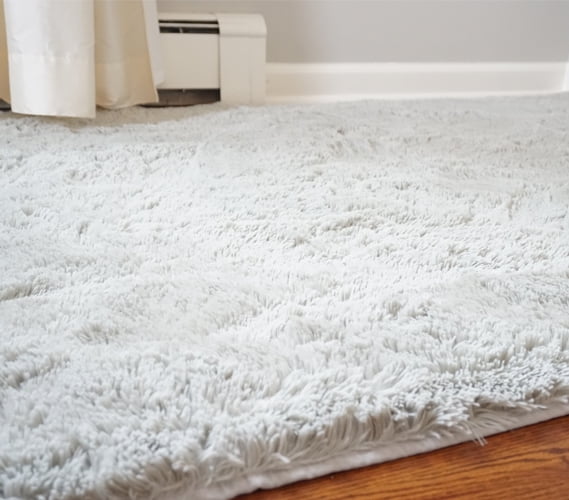 Plush Rug - Silver Birch - Walmart.com