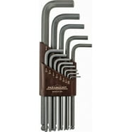 PITTSBURGH SAE and Metric T-Handle Ball End Hex Key Set, 18 Piece ...