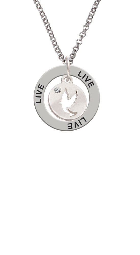 Dove Disc Live Affirmation Ring Necklace - Walmart.com