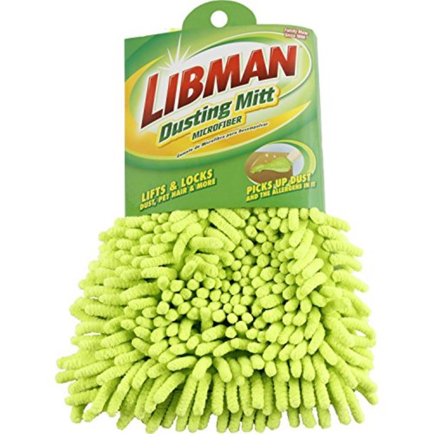 1609304 DUSTING MIT MICROFIBER Libman Premium Microfiber Dusting Mitt 7 ...