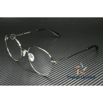 ALEXANDER MCQUEEN AM0291O 001 Round Ruth Black Demo Lens 55 mm Womens ...