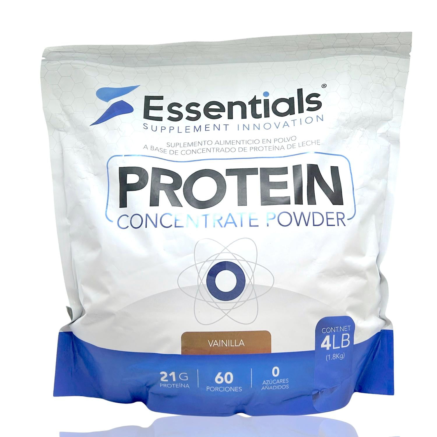 Proteína Concentrada de Leche 4 lbs Vainilla Essentials | Walmart en línea