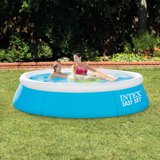 Intex 6ft x 20in Easy Set Inflatable Above Ground Swimming Pool, Blue ...