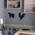 Zeckos Black Cast Iron Farm Animal Kitchen Trivets Set of 3 - Walmart.com