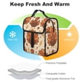 8.3×9.8in Insulated Lunch Bag Leak-Proof And Easy To Clean Zipper ...