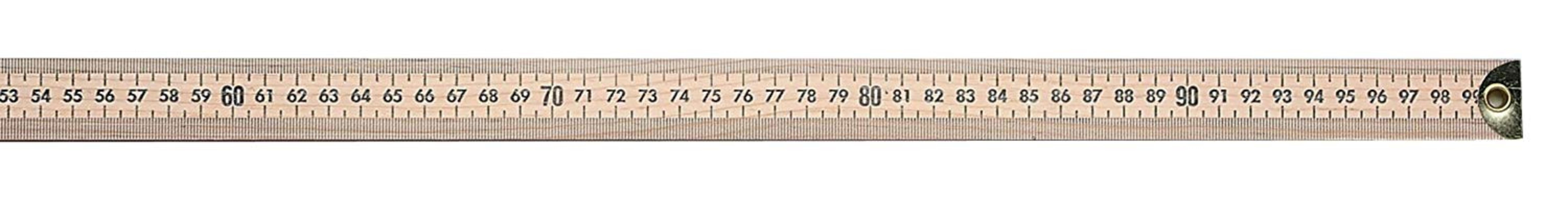 Wooden Meter Stick With Brass Tips 39 1 2 A Great Teaching Tool As