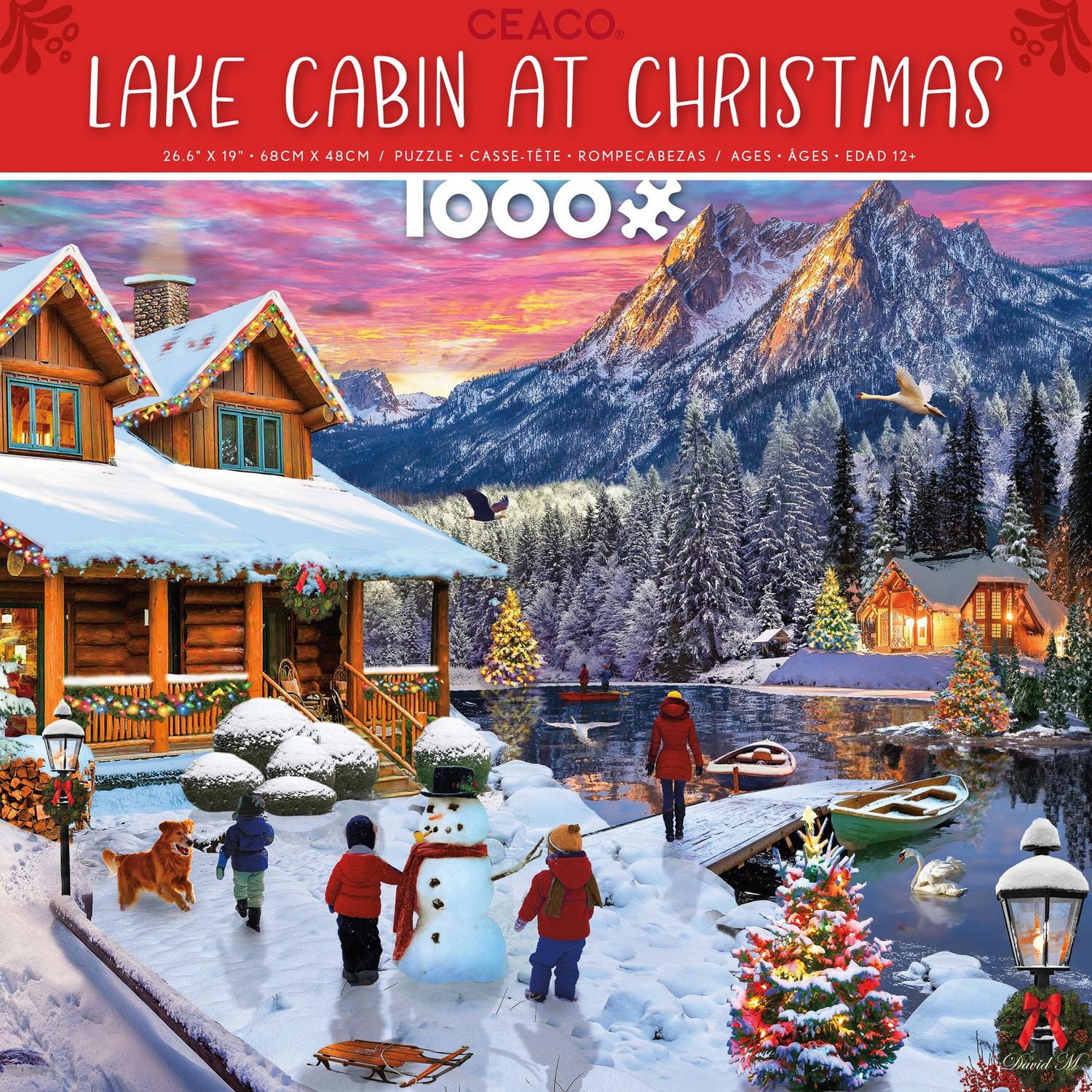 Click here for Ceaco Classic Christmas - Lake Cabin At Christmas... prices