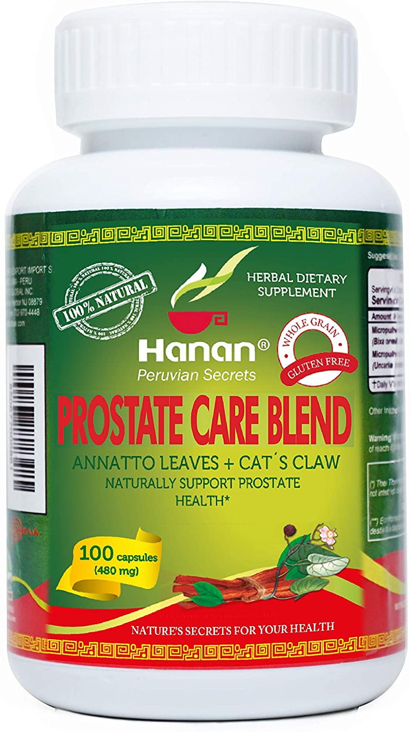 Hanan Prostasan Prostate Care Blend | 100 Capsules | Naturally Aids in ...