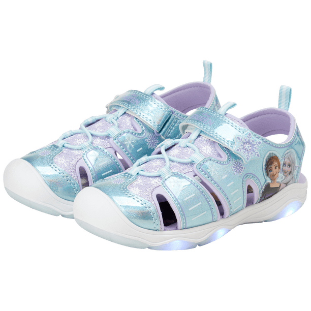 Disney Girls' Shoes - Minnie Mouse or Frozen Light-Up Closed Toe Sports ...