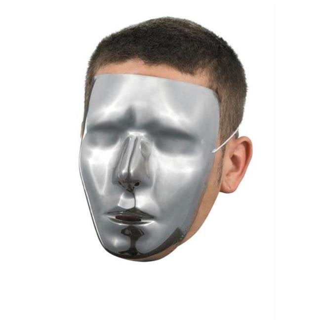 Blank Male Chrome Mask Adult Halloween Accessory - Walmart.com