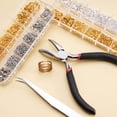 DIY Jewelry Making Kit, 12-Grid Box with Jump Rings Lobster Clasps and ...