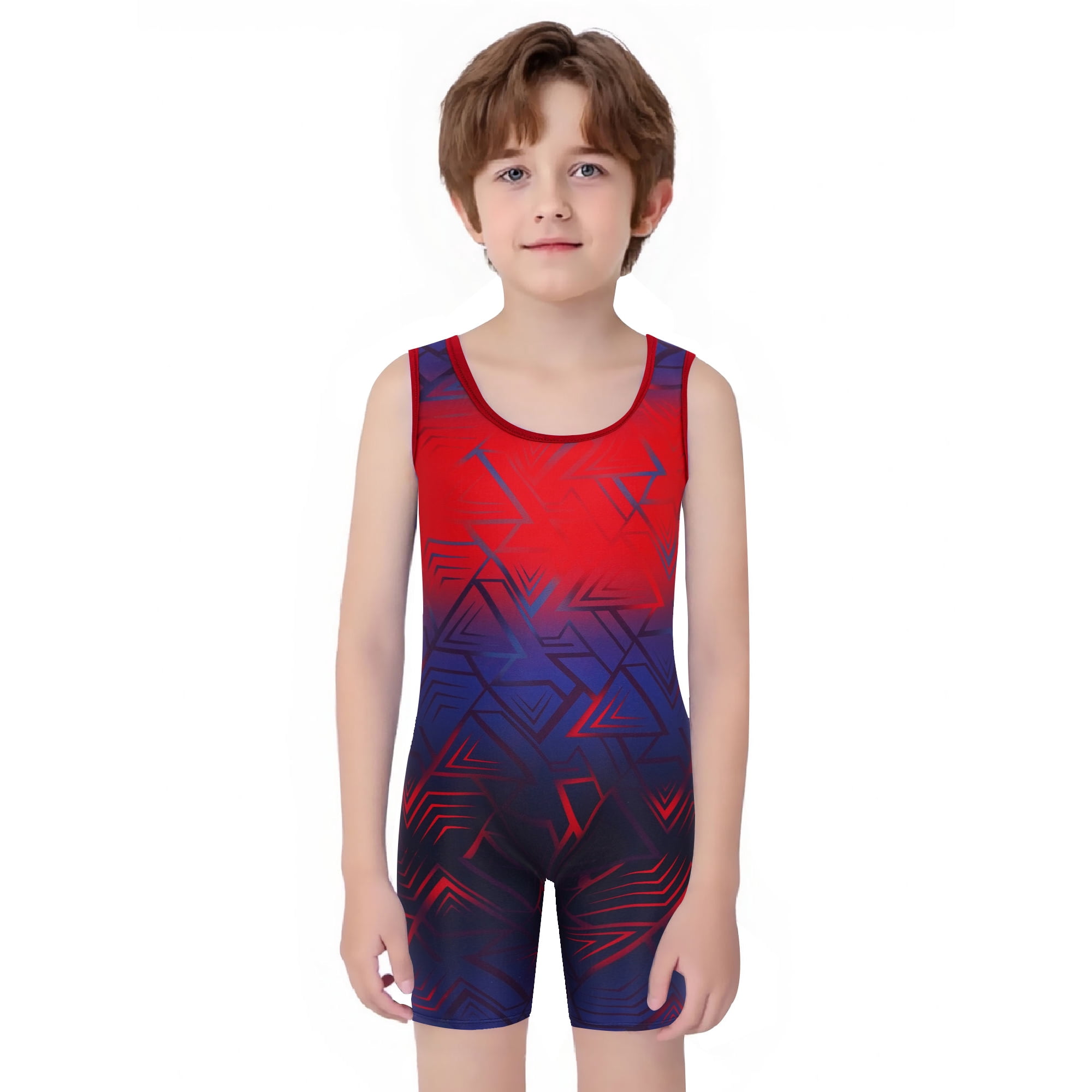 Click here for Inhzoy Kids Boys Geometric Print Wrestling Singlet... prices