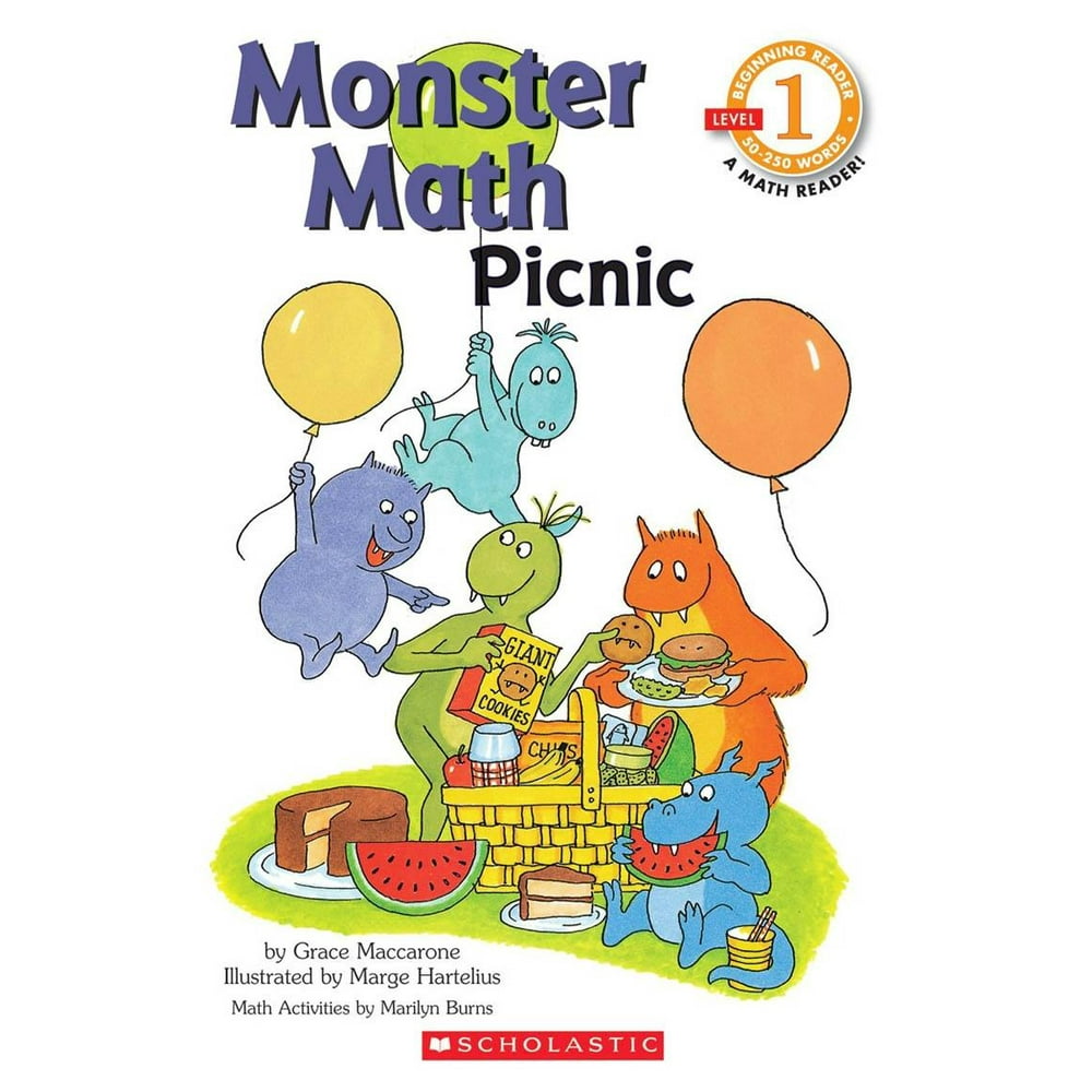 Scholastic Reader: Level 1: Scholastic Reader Level 1: Monster Math Picnic (Paperback) - Walmart ...
