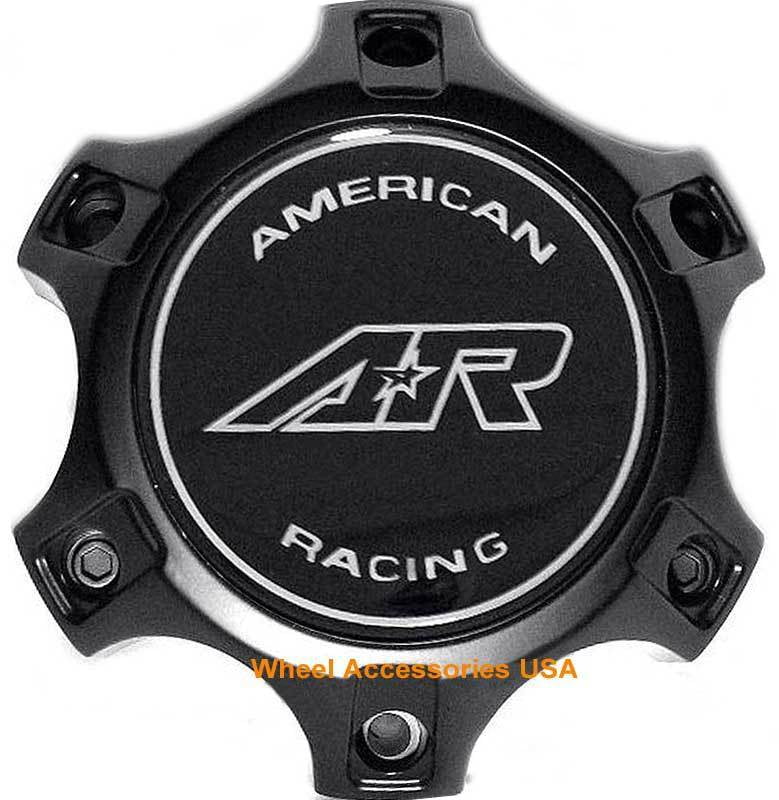 American Racing Satin Black Bolt-On Wheel Center Hub Cap 6 Lug 6x135 ...