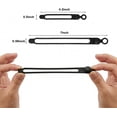 CRKMGS-20 Pcs Silicone Cable Ties 4.2 Inch and 7Inch, Reusable Cable ...