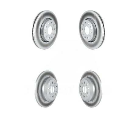 Front Rear Coated Disc Brake Rotors Kit For 2018-2022 Jeep Wrangler ...