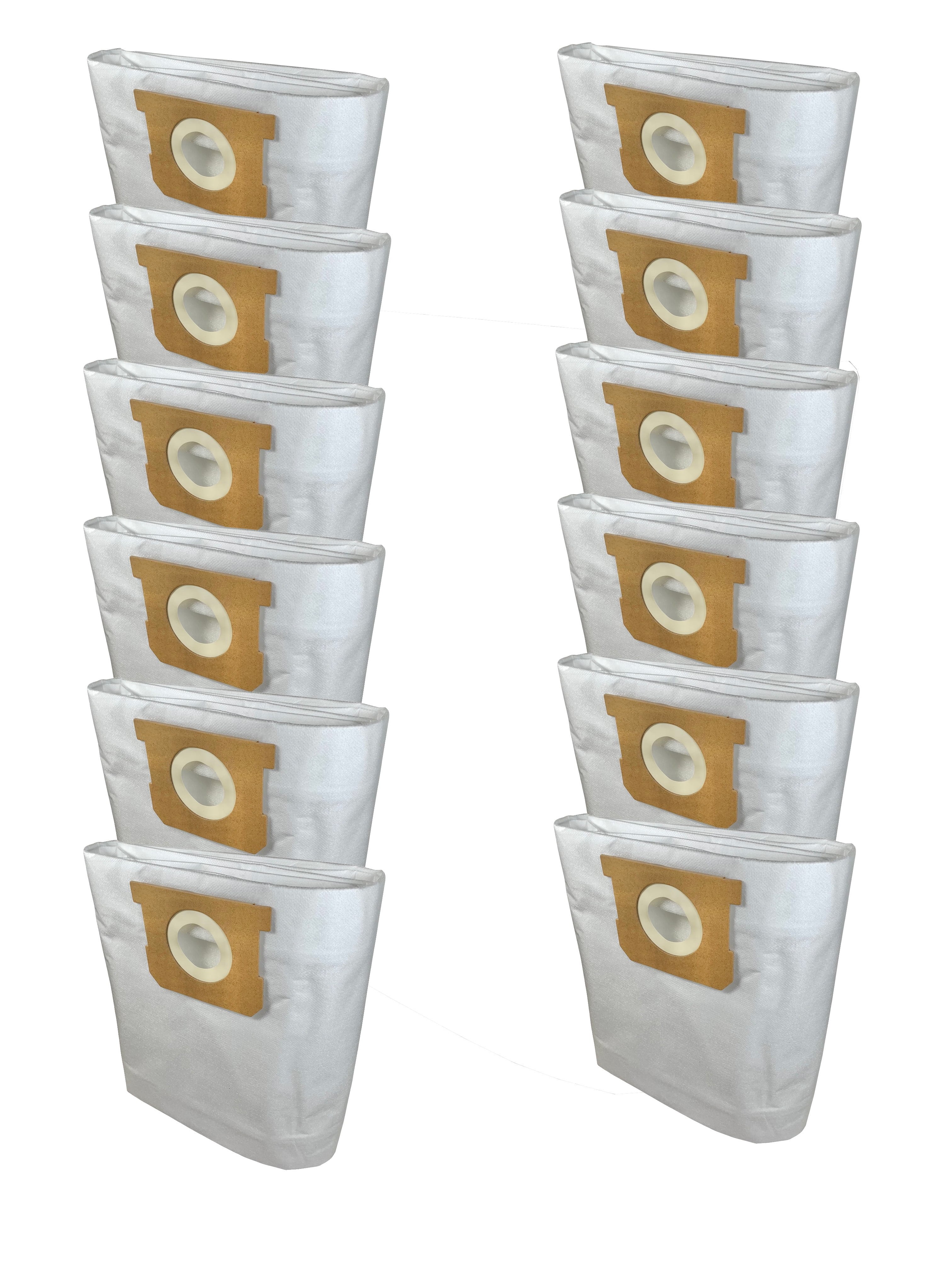 12 High-Efficiency Disposable Collection Filter Bags for Shop-Vac 90671 ...