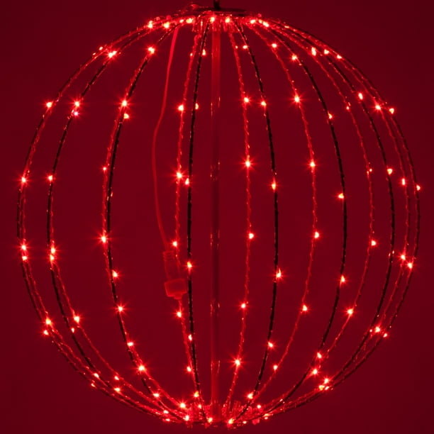 16" LED Fairy Light Ball - Indoor/Outdoor Fairy Lights Decoration with ...