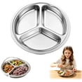 304Stainless Steel Divided Steamer Tray with Double Handle, Round ...