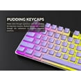 PYYAN-Pudding v2 PBT Keycaps | 145 Double Shot Translucent ANSI US ...