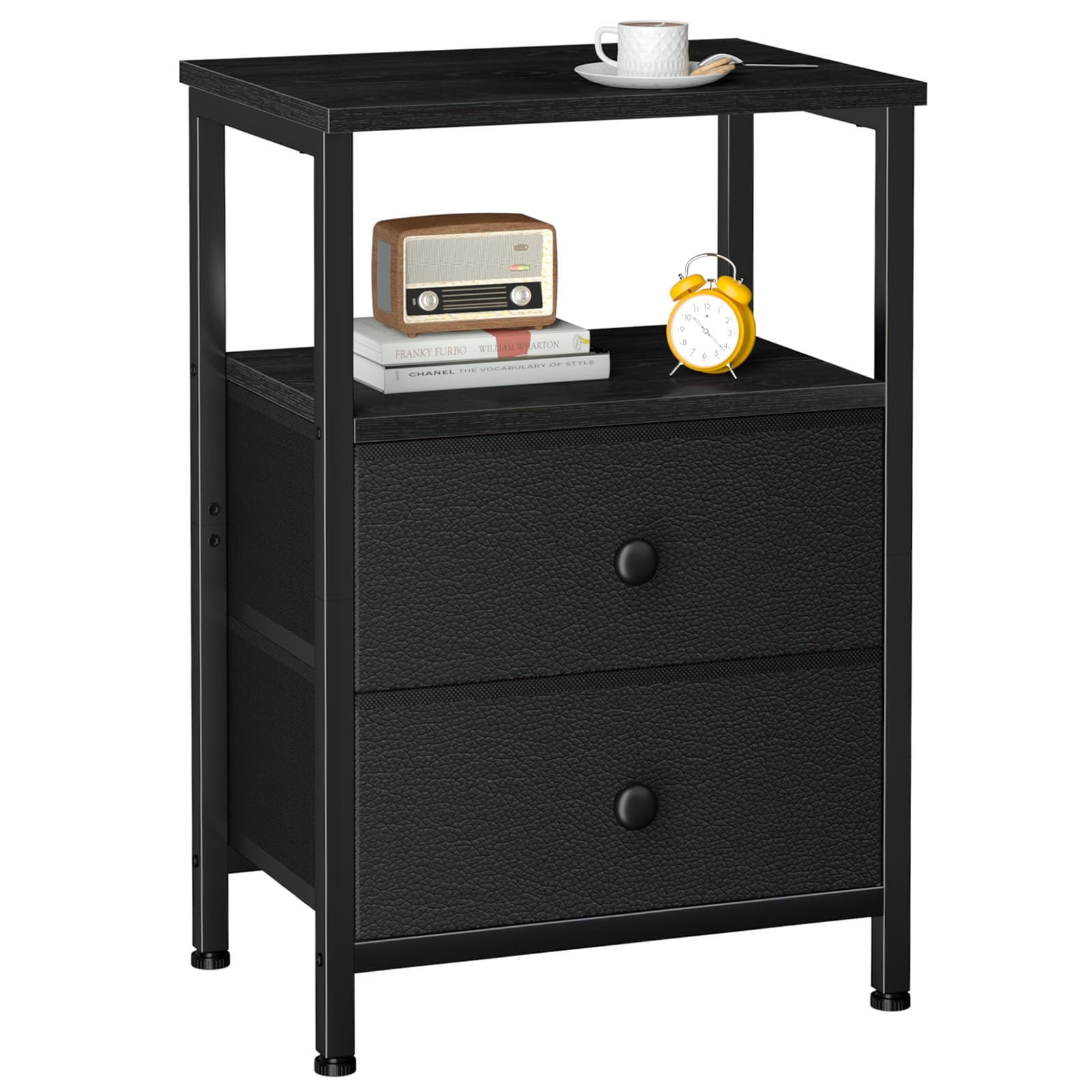 Click here for Loakekel Night Stand  Bed Side Table With 2 Fabric... prices