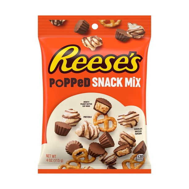 Reese S Popped Popcorn Snack Mix 4 Oz Walmart