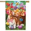 Briarwood Lane Bow Tie Easter Bunny House Flag - Walmart.com