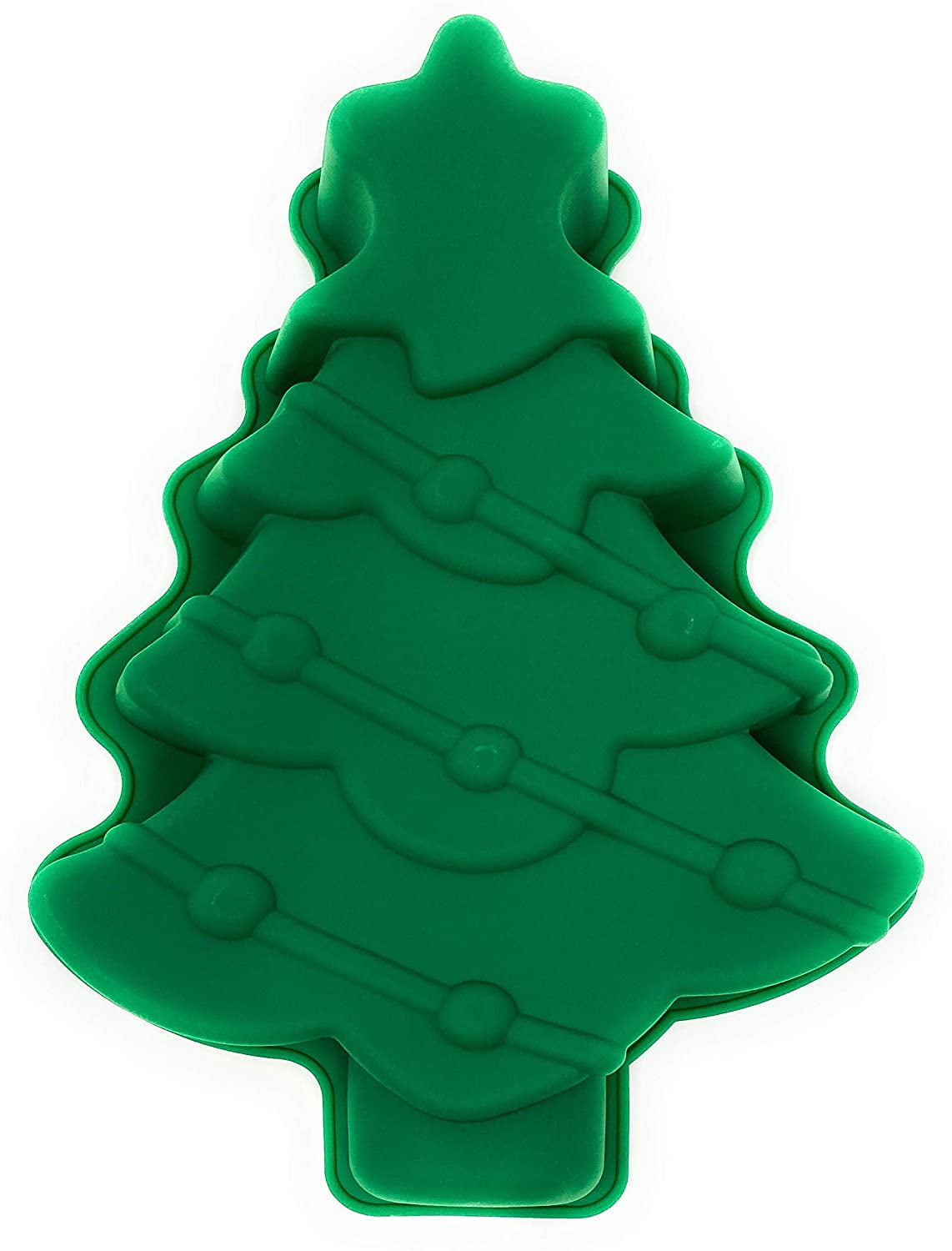Christmas Tree Cake Pan 3D Silicone Christmas Baking Molds for Holiday ...