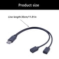 Double Port Type C Extension Cable Connects USB Devices To 2 Phones Or ...