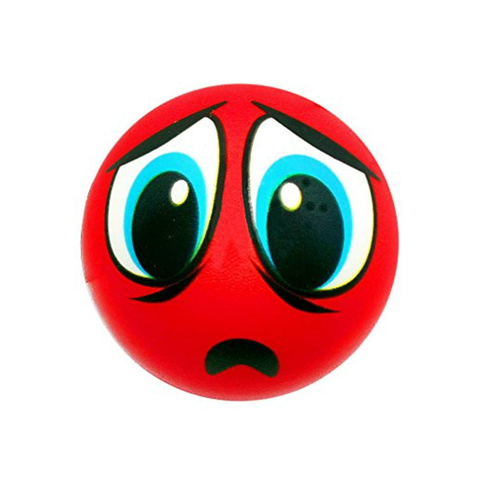 Distressed Red Emoji Ball 2 5 Walmart Walmart distressed-red-emoji-ball-2-5-walmart-walmart