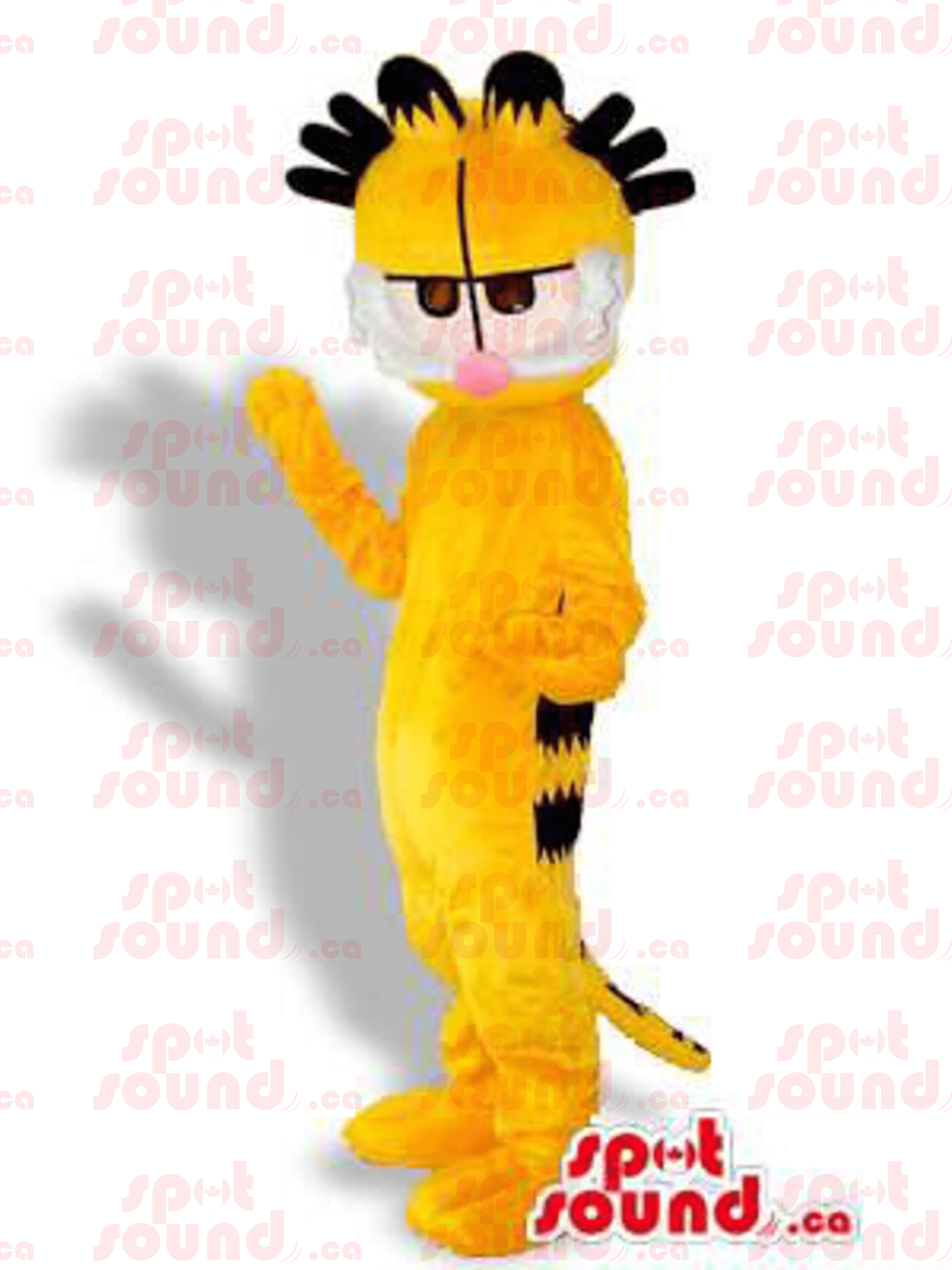 Garfield The Cat Well-Known Cartoon Character Plush SPOTSOUND Mascot ...