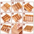 48-Grid Wooden Cell Phone Storage Box Mobile Phone Holder Desktop ...