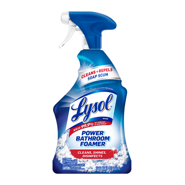 Lysol Power Bathroom Cleaner Spray Island Breeze 32oz