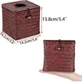 "ZDWQFA Unique Tissue Box Holder, Woven Seagrass Decorative Cover ...