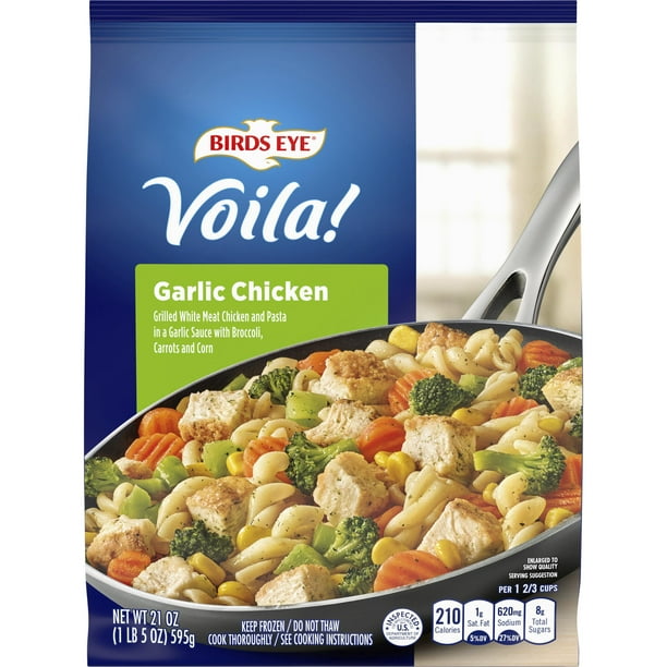 Birds Eye Voila! Garlic Chicken Skillet Frozen Meal, 21 oz (Frozen ...