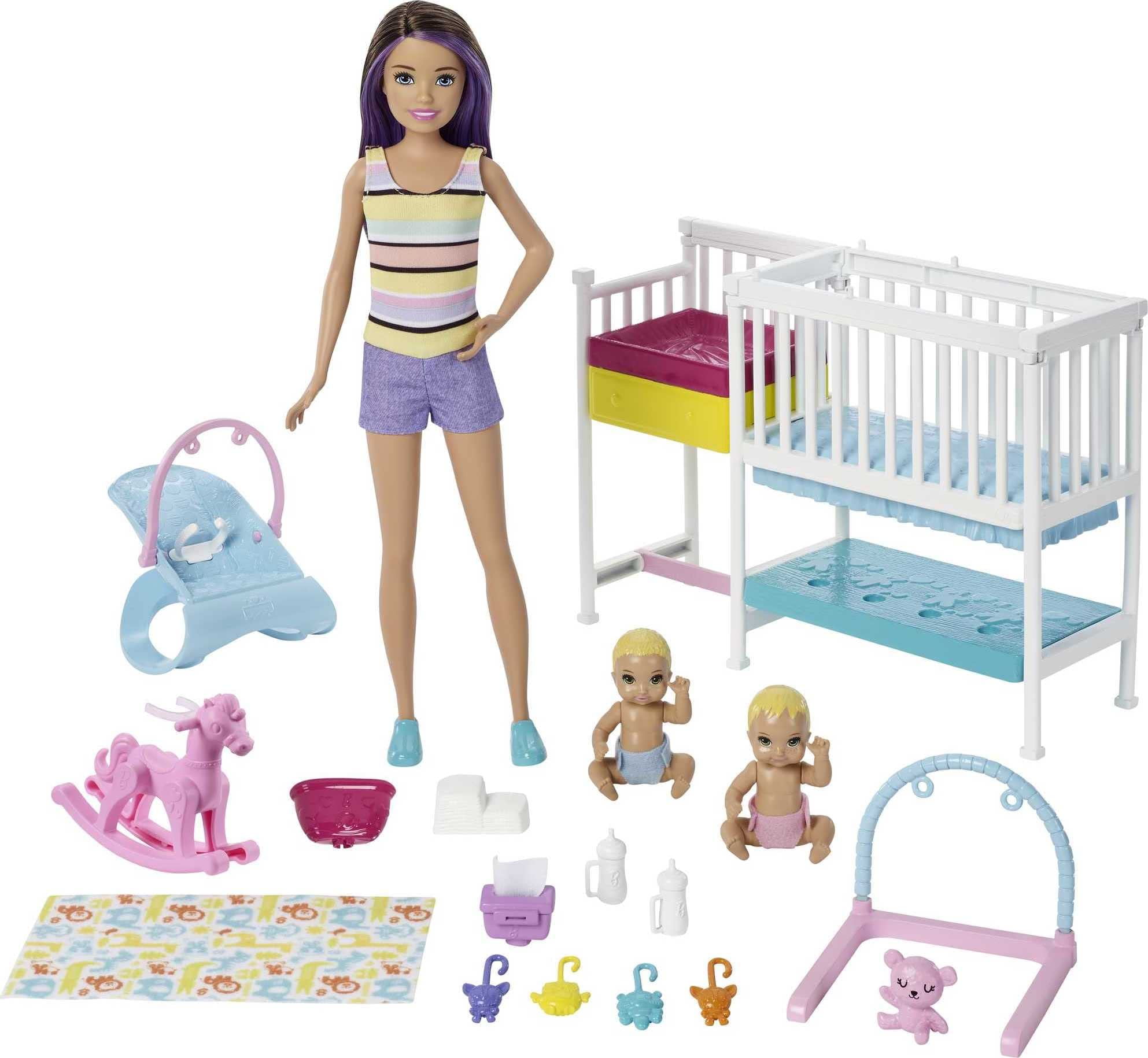 Playset Barbie Skipper Babysitters Inc. Nap 'n Nurture Nursery | Bodega ...