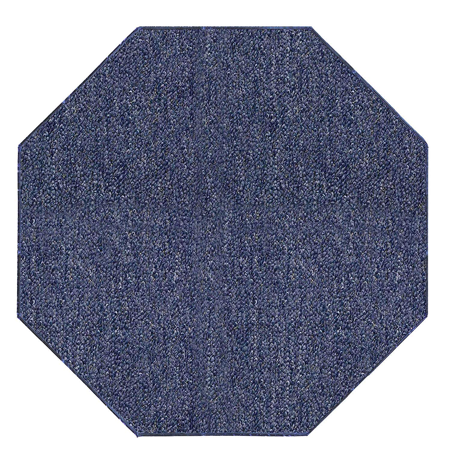 Home Queen Indoor Outdoor Commercial Octagon Shape Area Rug Violet - 2 ...