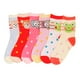 6 Pair Girls Socks Size 6-8 Crew Low Cut Quarter Kids Novelty Assorted ...