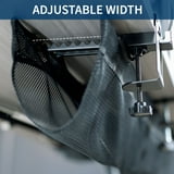 VIVO Black 44" Clamp-on Under Desk Cable Net, Mesh Cable Management ...