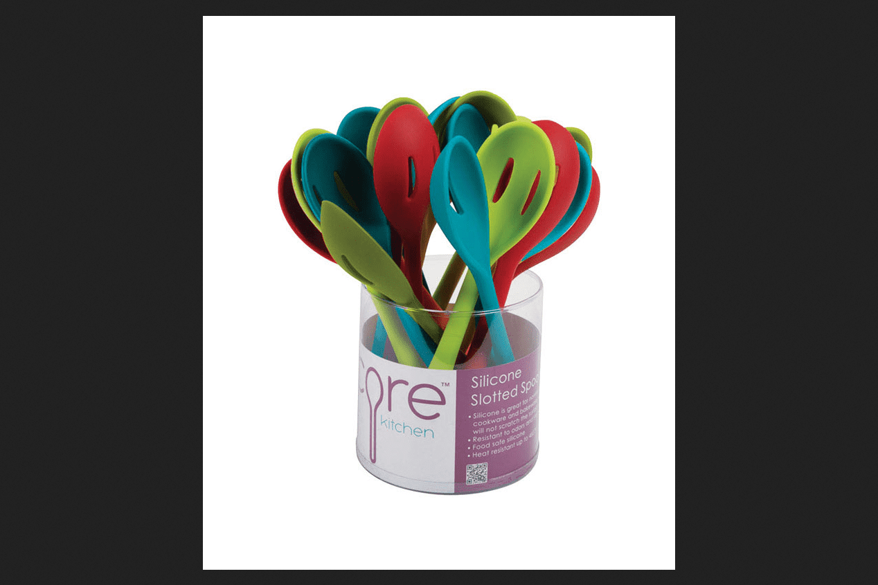 Core Kitchen Slotted Spoon Silicone Assorted - Walmart.com